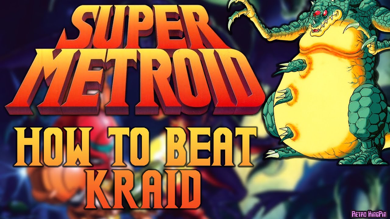 How To Beat Kraid In Super Metroid First Major Boss Guide Youtube