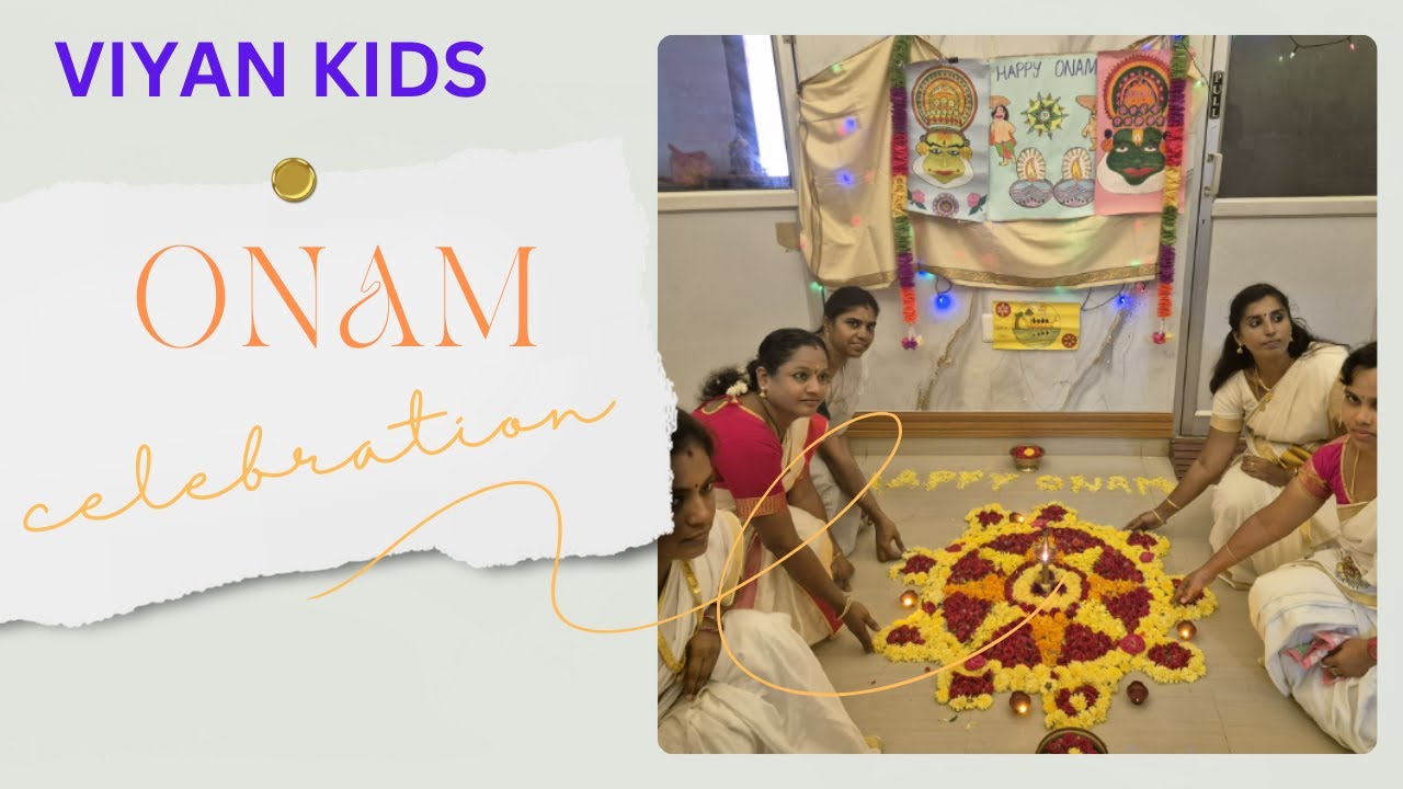 Onam celebration 2024 Viyan Kids - YouTube