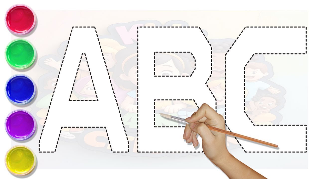 Learn to Write Your ABCs! Tracing & Coloring - YouTube