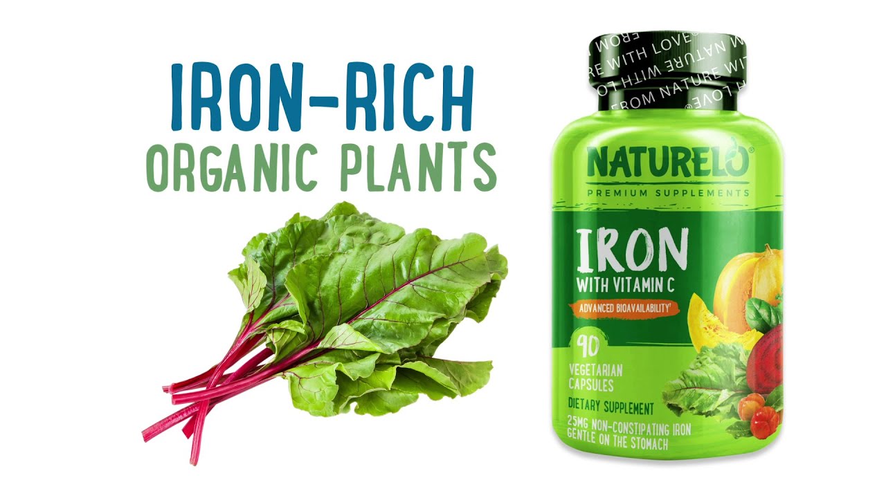 NATURELO Iron with Vitamin C - YouTube