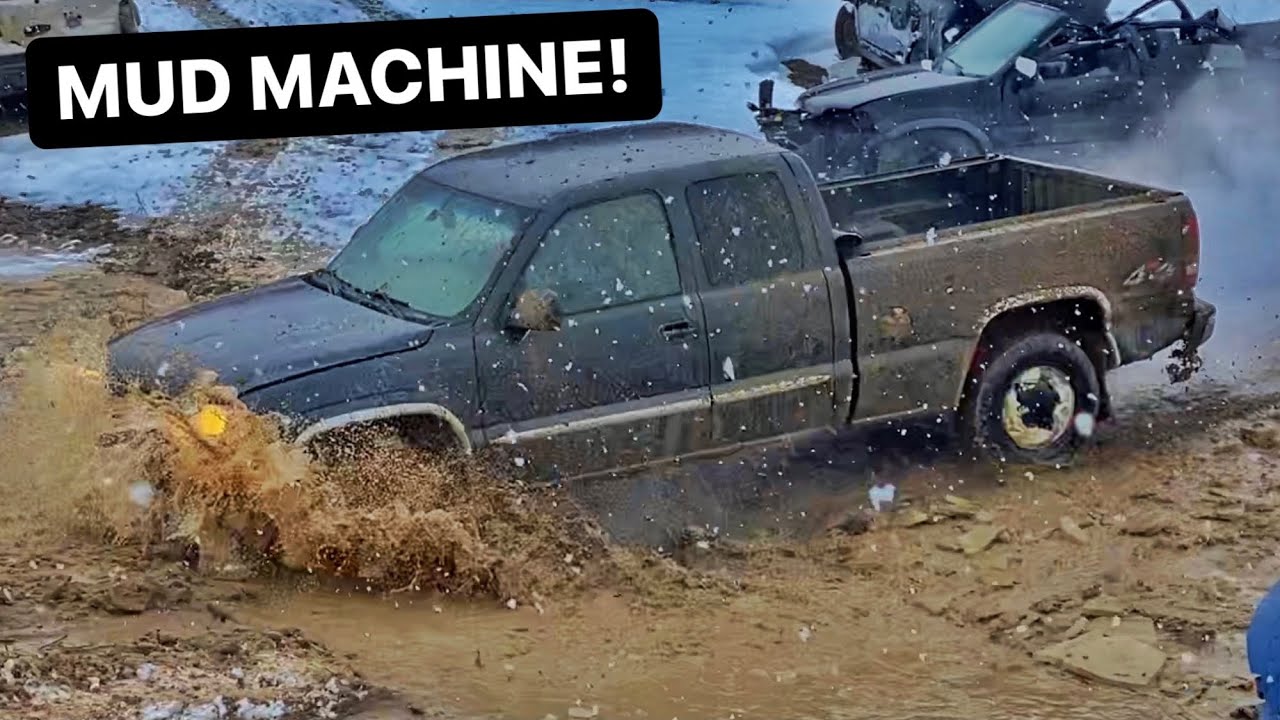4X4 GMC Drift MUDDING! - YouTube