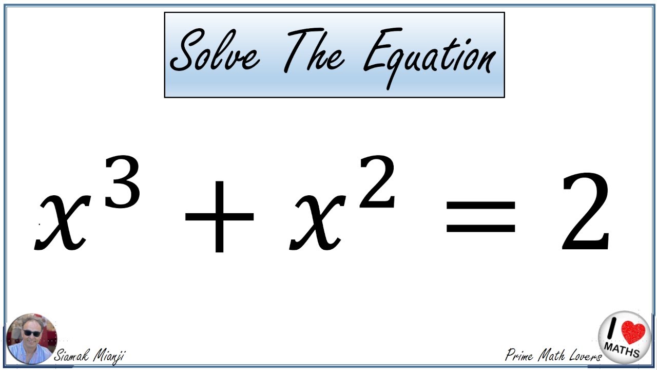 Solve the equation - YouTube