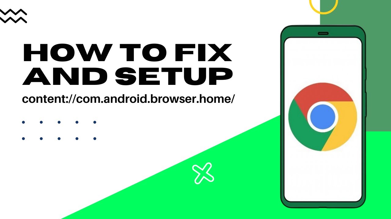 How to fix and setup content://com.android.browser.home/ - YouTube