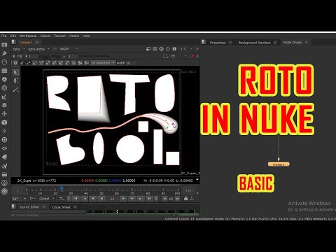 roto in nuke basic 2 | roto in nuke tutorial | full character roto in ...