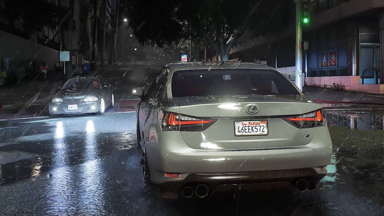GTA 5 Maxed Out Realistic Graphics Mod WIth Real Life Car Engine Sound ...