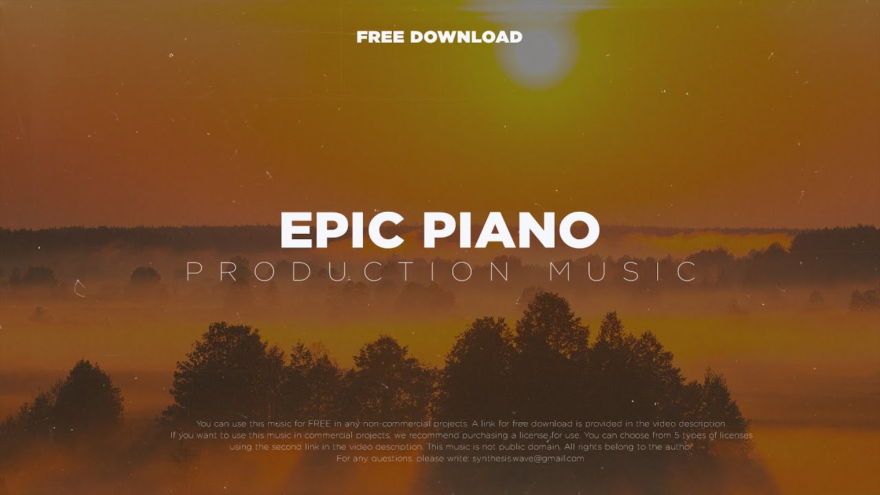 FREE Epic Piano Music | Sunrise Pt.3 | Free Production Music - YouTube