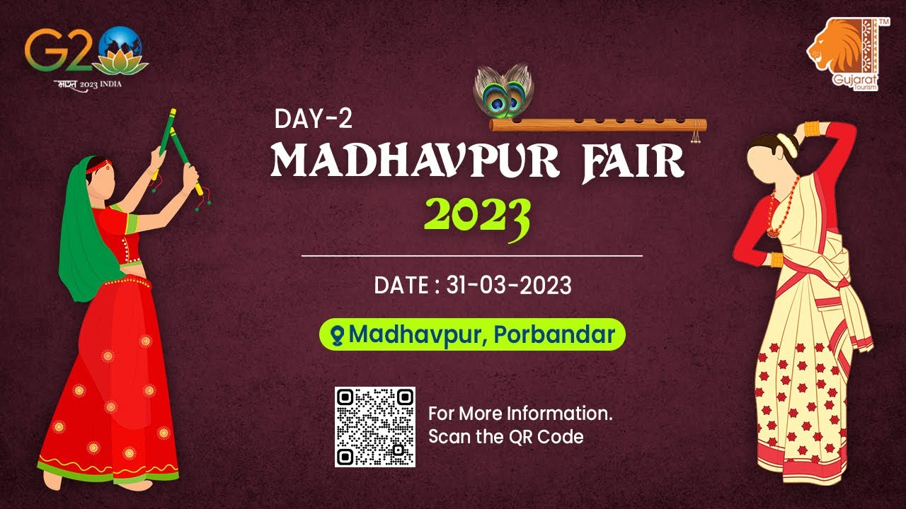 Live Day 2 Madhavpur Fair a Vibrant Fusion of Gujarat & Northeast - YouTube