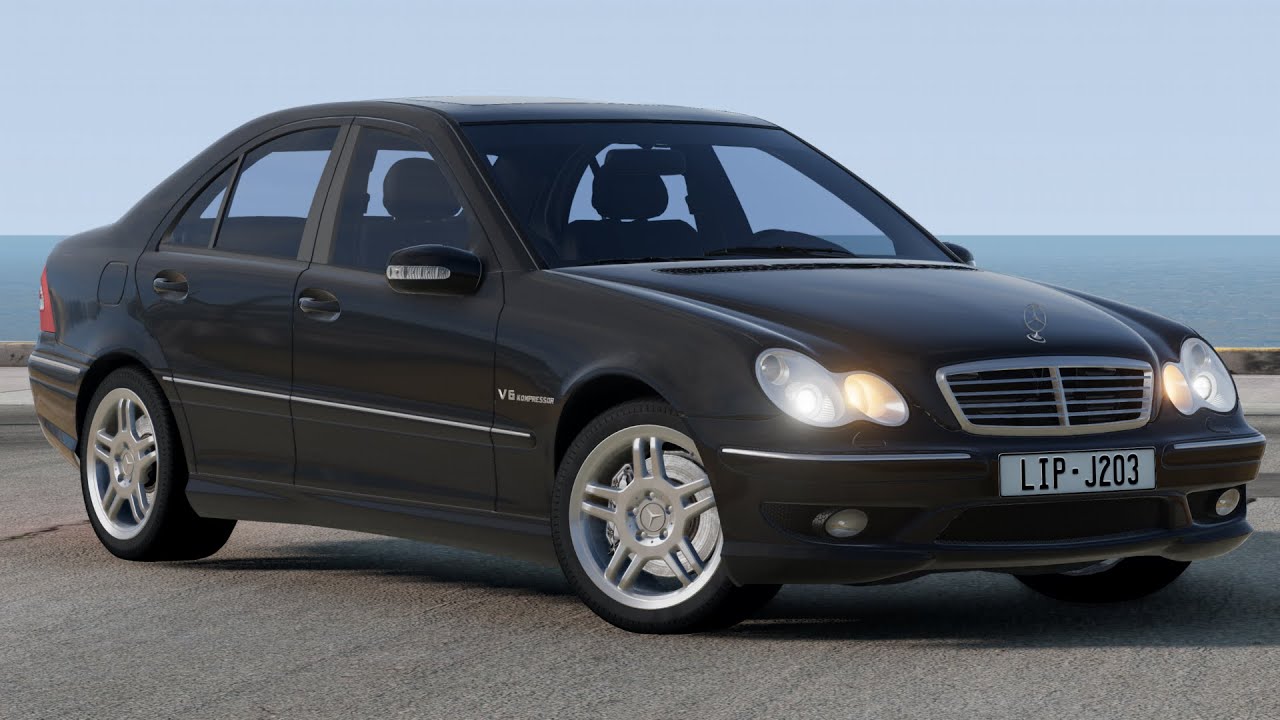 Mercedes Benz C-Class "w203" (2000) in BeamNG #665 - YouTube