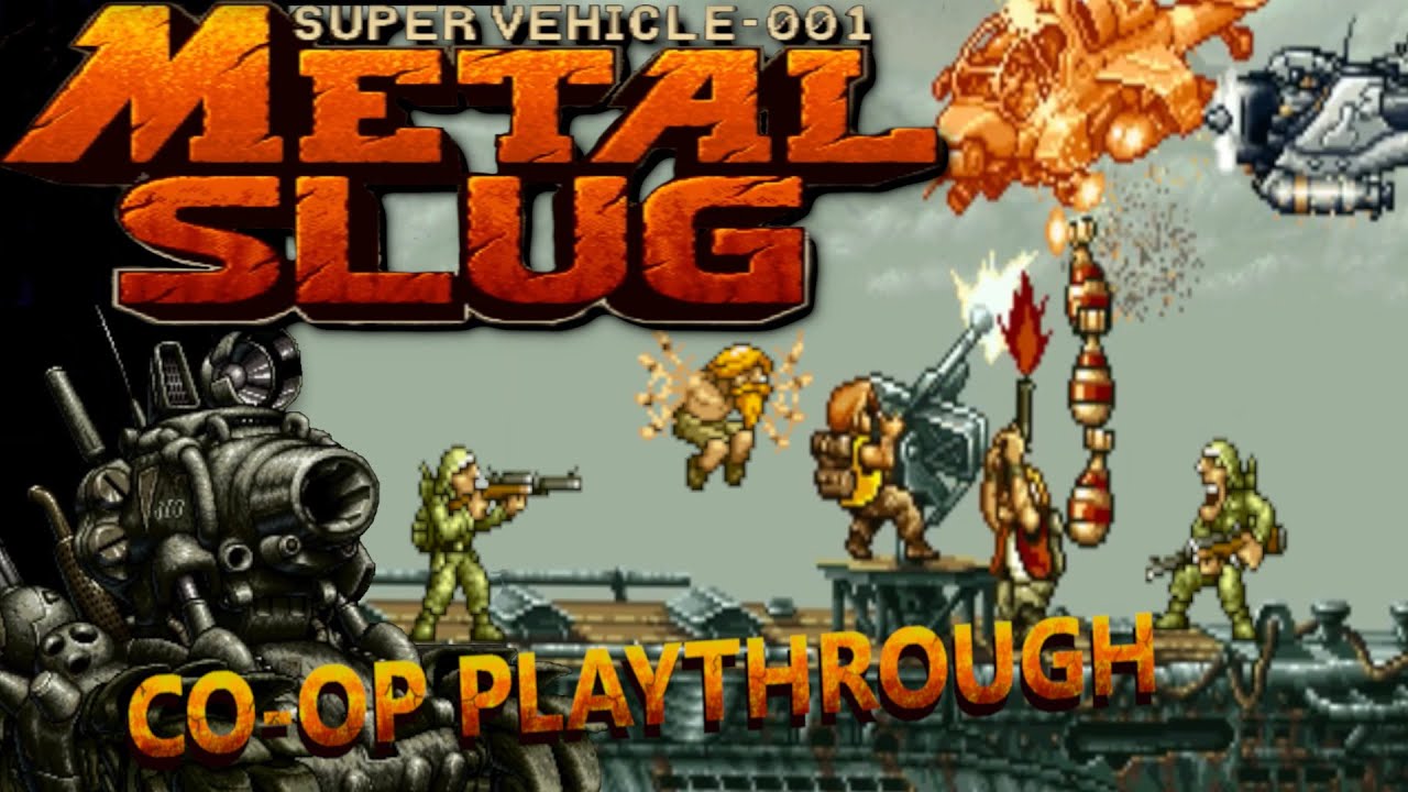 Metal Slug: Super Vehicle-001 (Arcade) CO-OP Playthrough / Funny and ...
