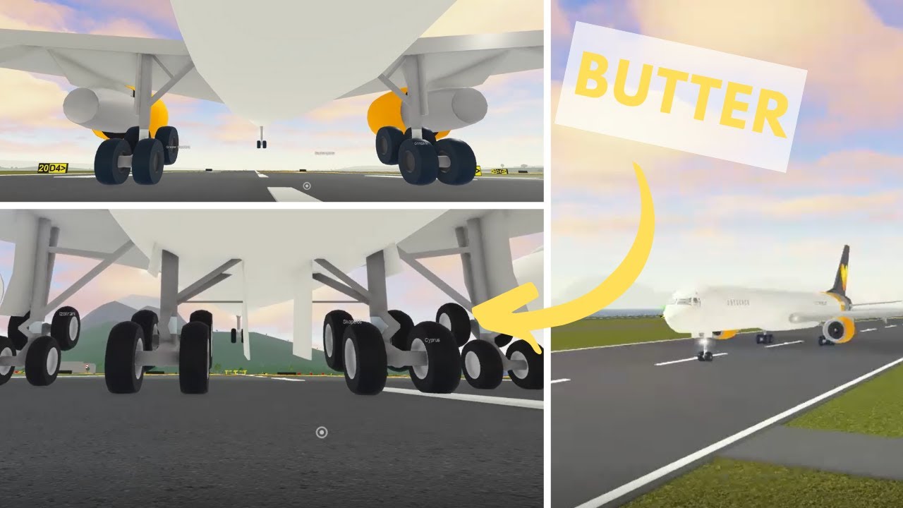 Butter Landing Compilation! (PTFS) #swiss001landing - YouTube