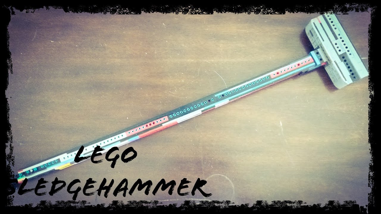 Unbreakable Lego Sledgehammer - YouTube