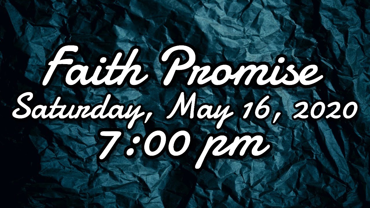 Faith Promise 2020 Night 1 - LIVE Greeting - YouTube