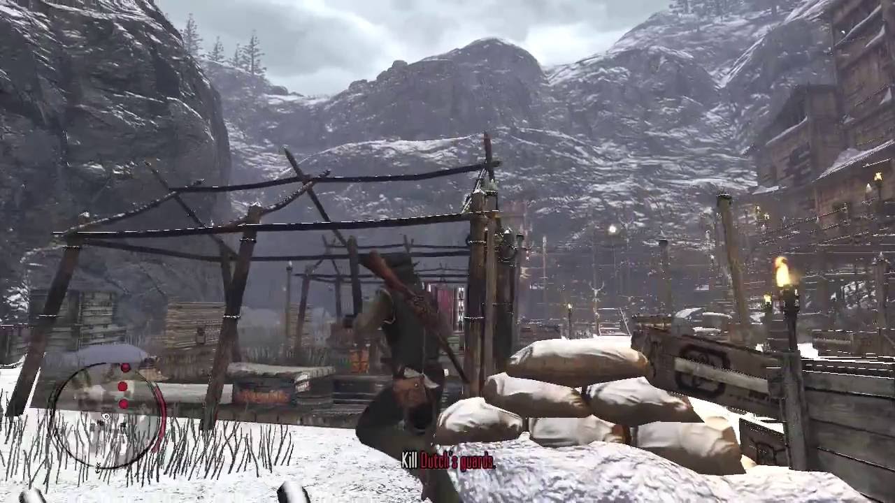 RDR Glitch - Invisible Tents at Cochinay Camp - YouTube