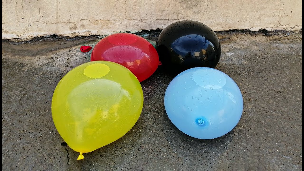 Water Balloons in SLOW MOTION Compilation - Pop Colorful Water Balloons ...