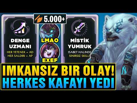 MİLYARDA BİR ŞANS: +5000 AD TEK ATAN VOLIBEAR! | LOL ARENA | Zegabon