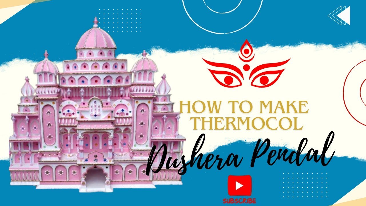 Dusherra special thermocol pandal design 2022 (PART-2) II Amazing ...