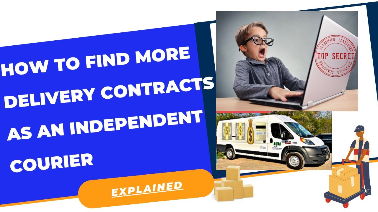 How to Find More Delivery Contracts as an Independent Courier - YouTube