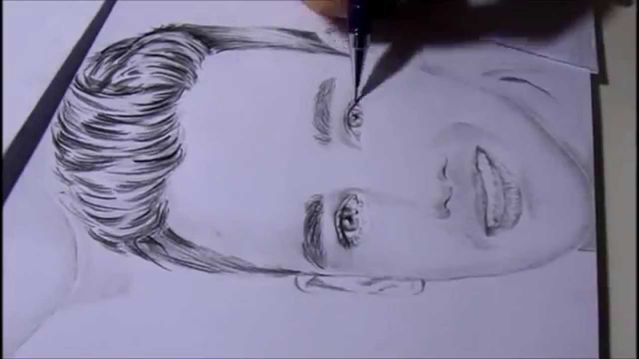 Drawing Liam Payne - YouTube