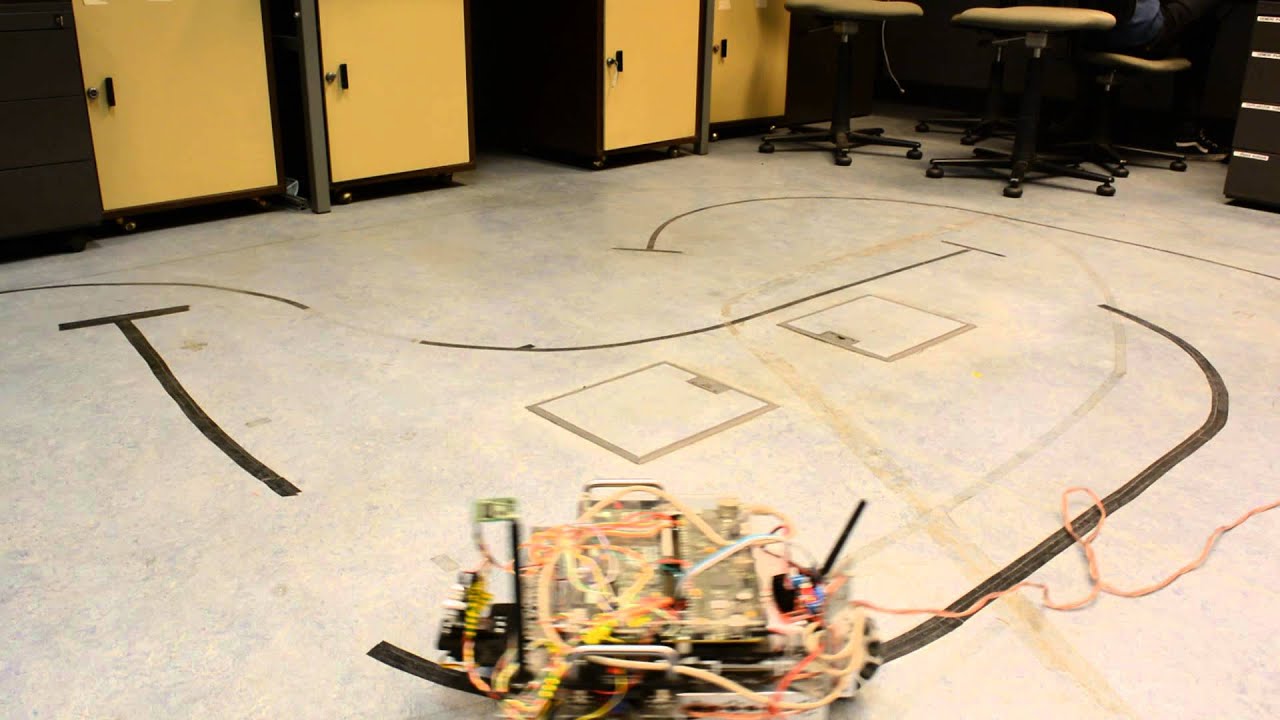 National Instruments DaNI line follower test run view 02 - YouTube