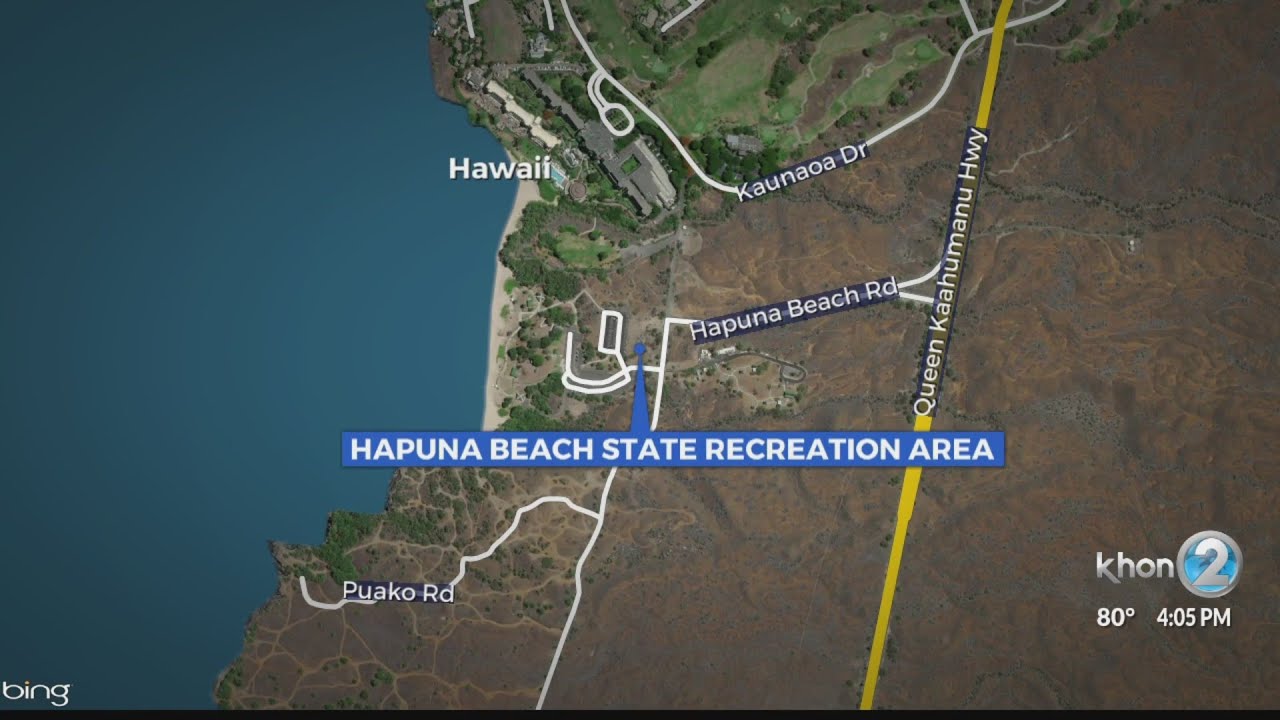 Hapuna Beach Map