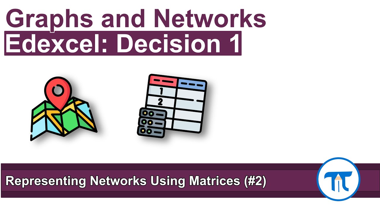 A Level Further Maths | Decision 1 | Representing Graphs and Networks ...