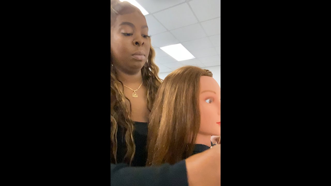 Kenneth Shuler Cosmetology School Month 1 - YouTube