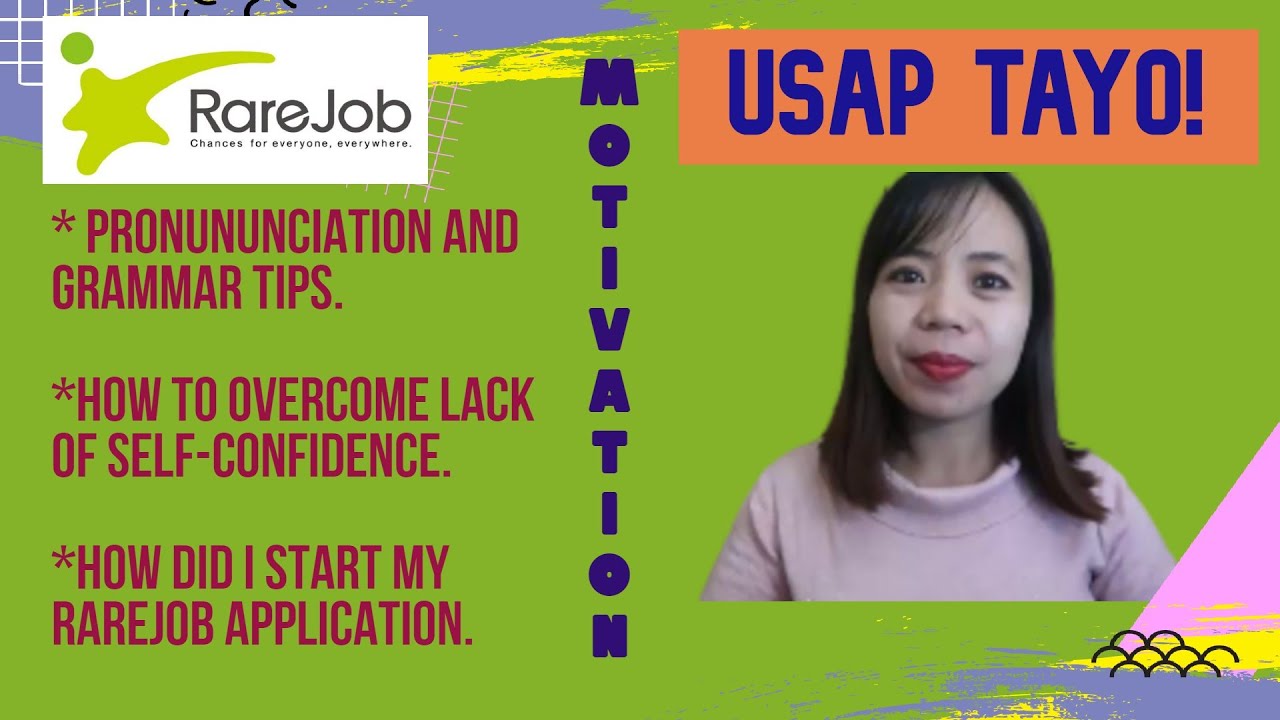 Pronunciation/grammar tips with encouragements/motivations. (Being a ...