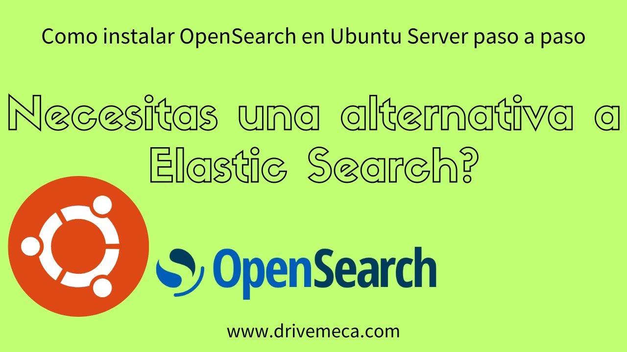 Como instalar OpenSearch en Ubuntu Server paso a paso - YouTube