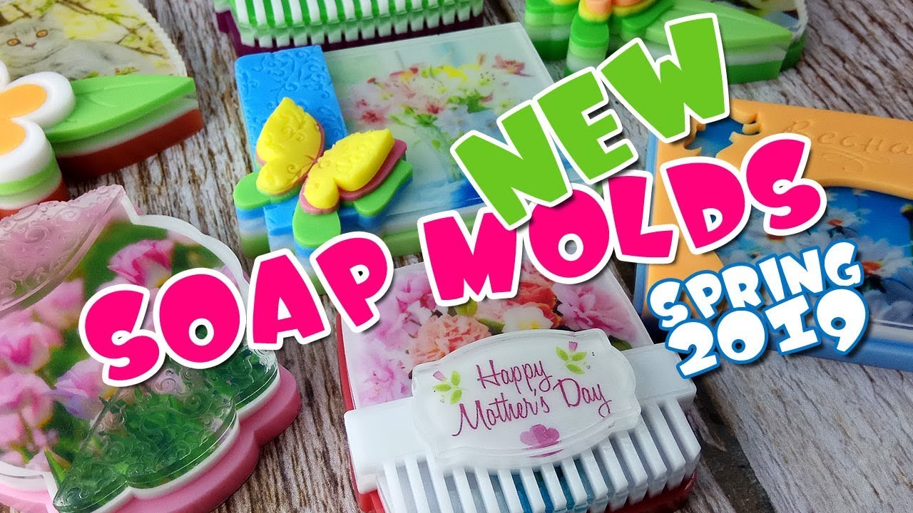 New photo soap molds "Spring 2019" | Soap making - YouTube