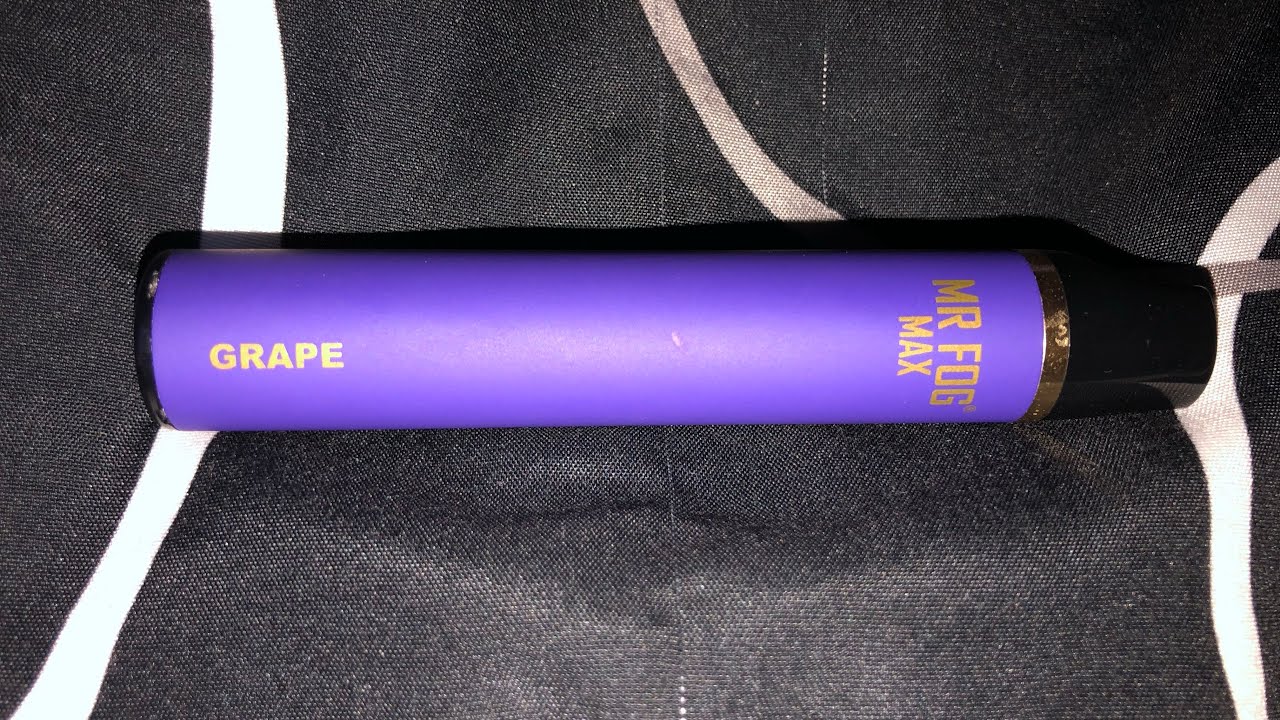 Mr.FOG MAX Grape review - YouTube