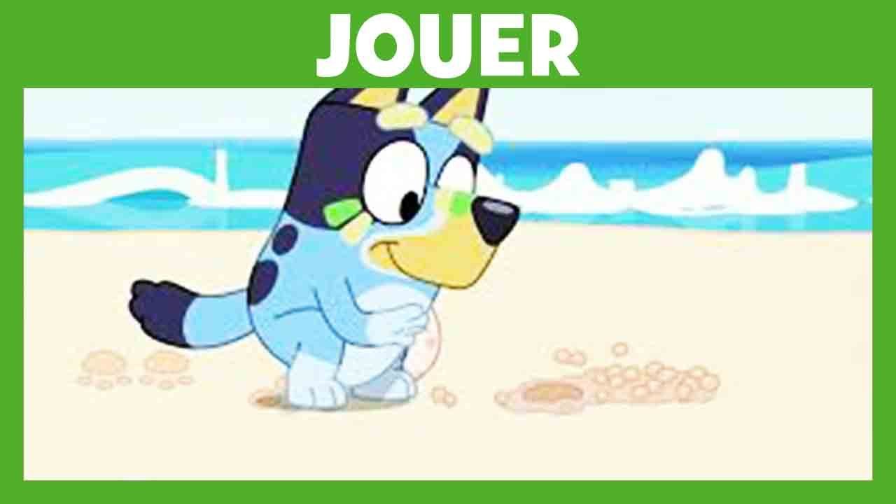 Bluey - Jeu interactif : Aide Bluey à retrouver ses accesoires de plage ...