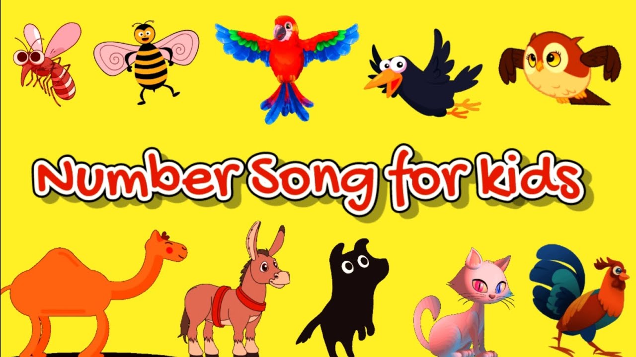 Number song for kids - Cocomomo Animals Sounds |Cocomomokidstv - YouTube
