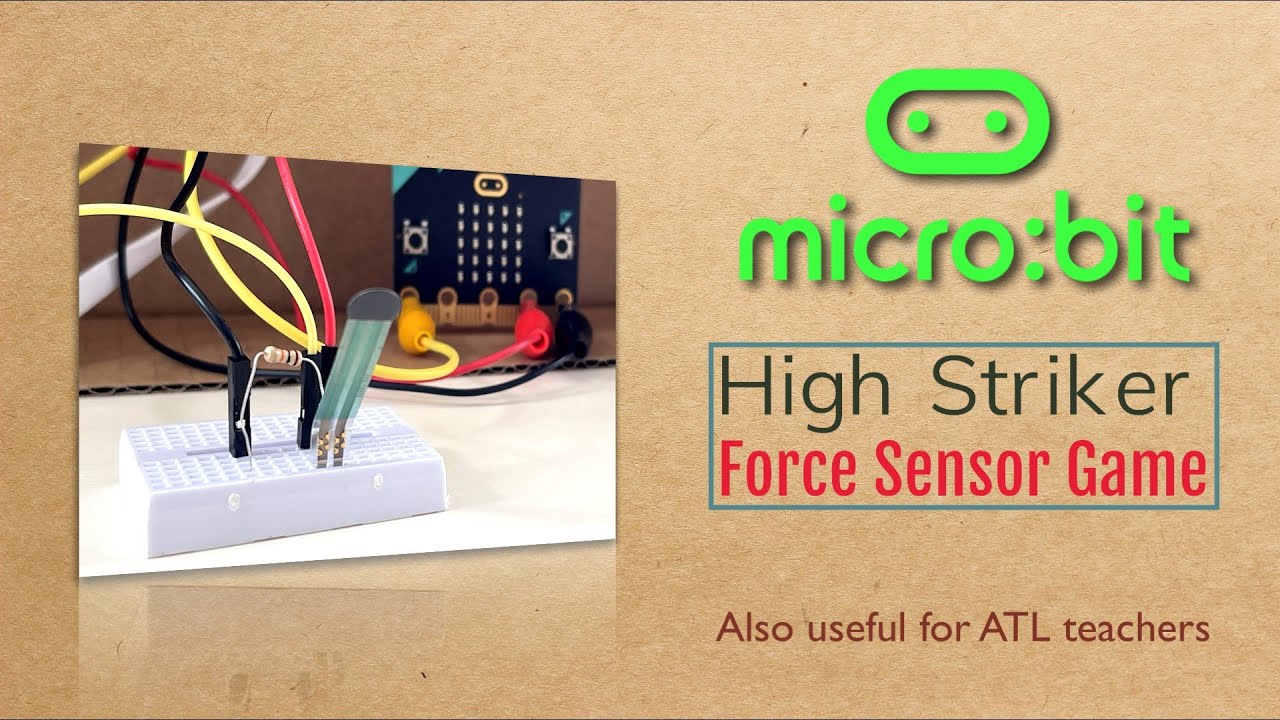 microbit: High Striker Game with Force Sensor - YouTube