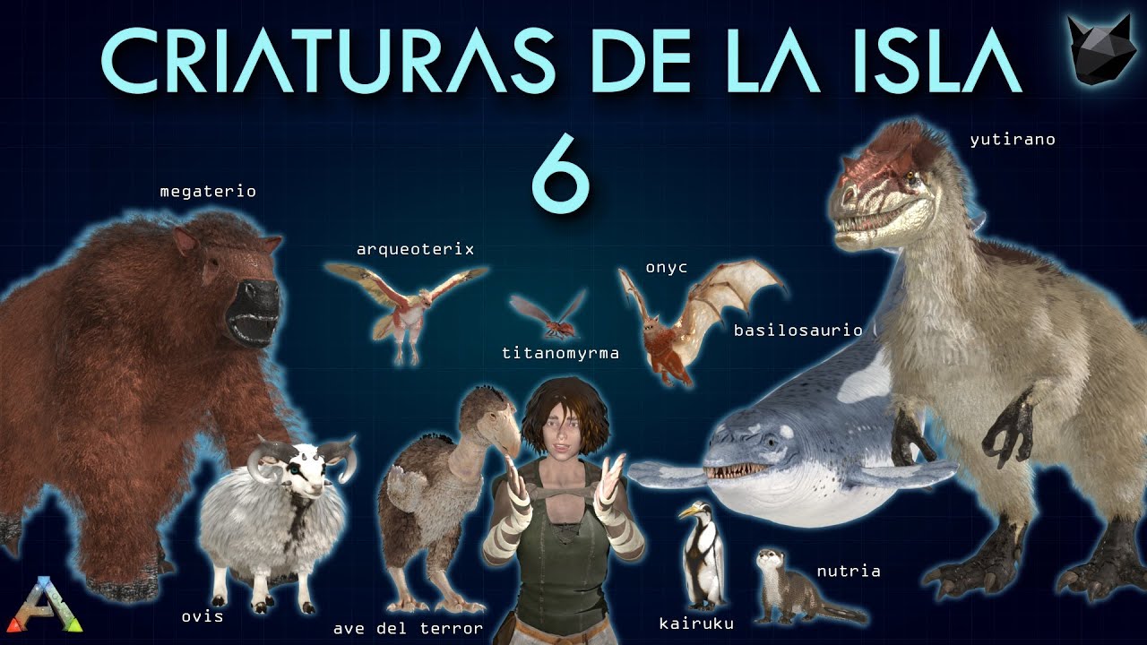 TODAS LAS CRIATURAS DE LA ISLA (61 - 70) - ARK: Survival Evolved - YouTube