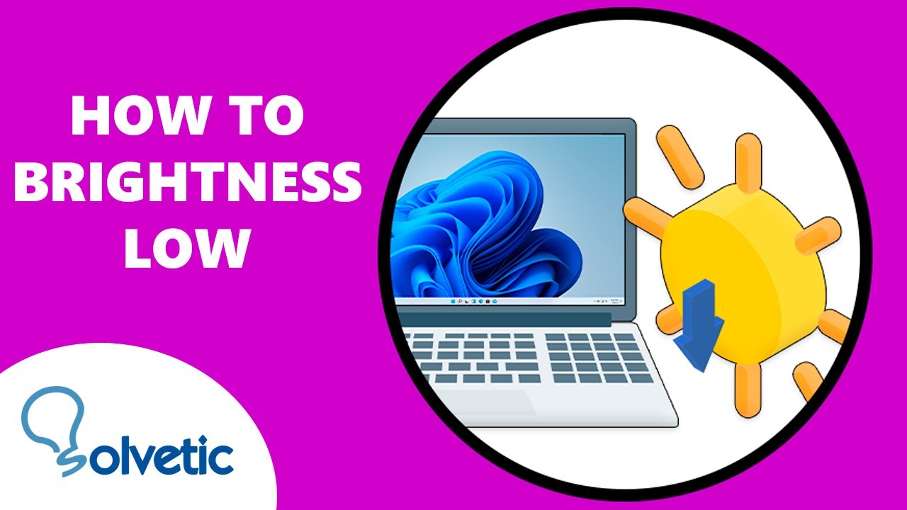 How to PC Brightness Low - YouTube
