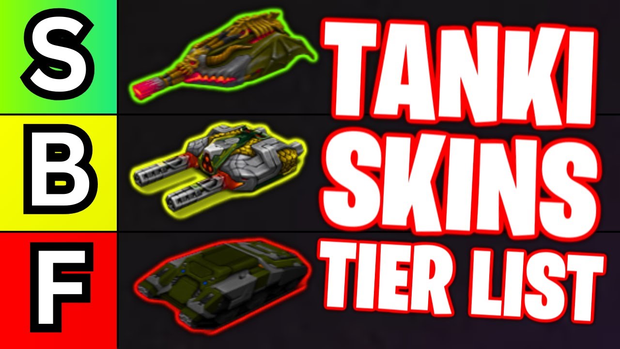 Ranking EVERY SKIN in Tanki Online (2024 Tier List) - YouTube