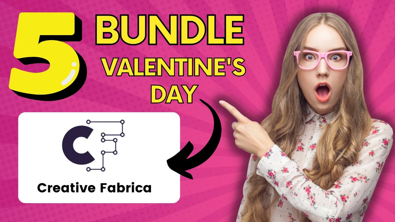 5 Best Bundle Valentine's Day on Creative Fabrica | Print on Demand😍😍 ...