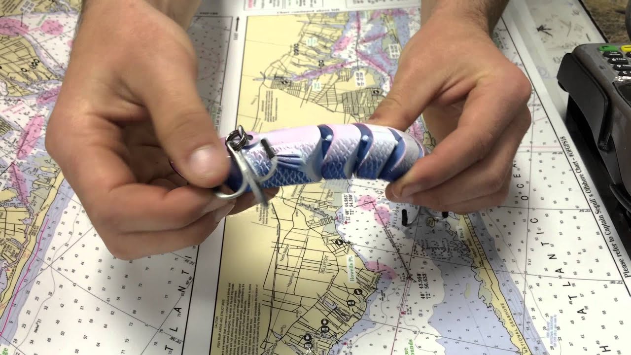 The Vertebrae Jointed Fishing Lure - YouTube