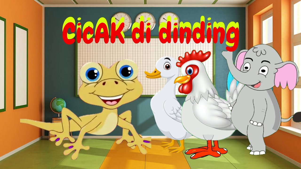 Cicak cicak di dinding - Lagu anak indonesia | Animasi ayam, bebek dan ...