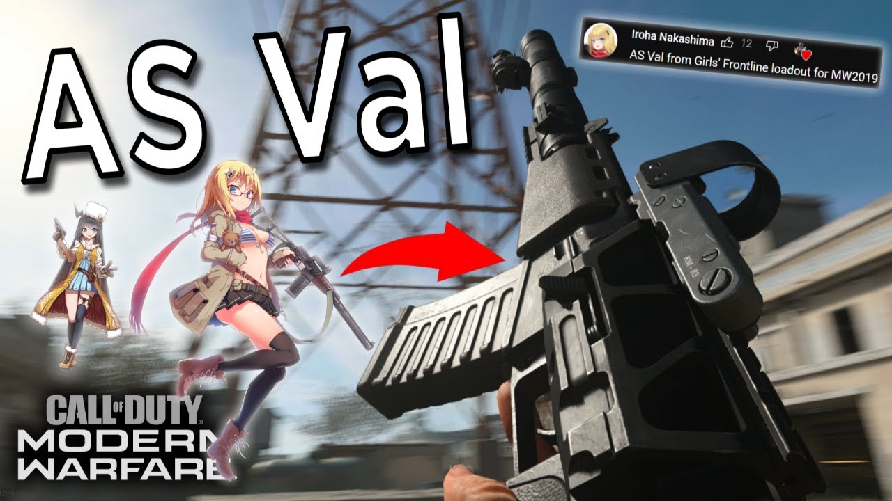 Recreate the Girls' Frontline AS Val & Stechkin on Modern Warfare 2019 ...