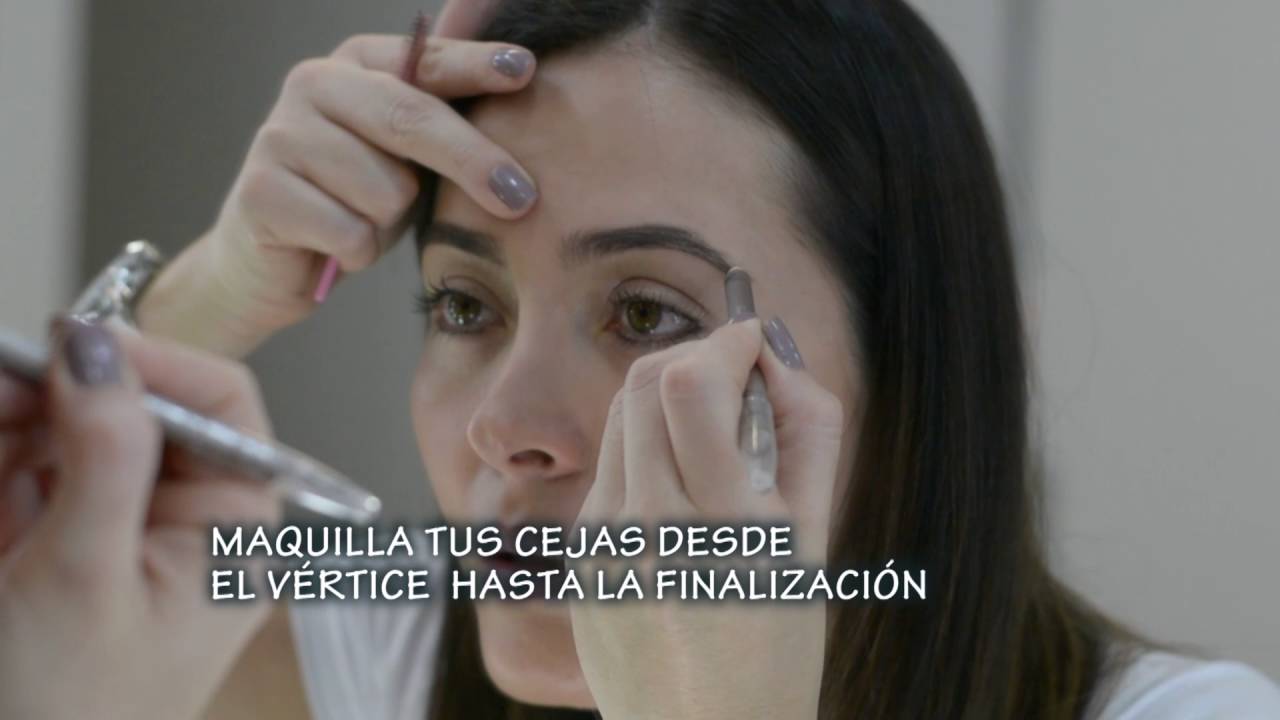 Como maquillar tus cejas perfectas - Tutorial - YouTube