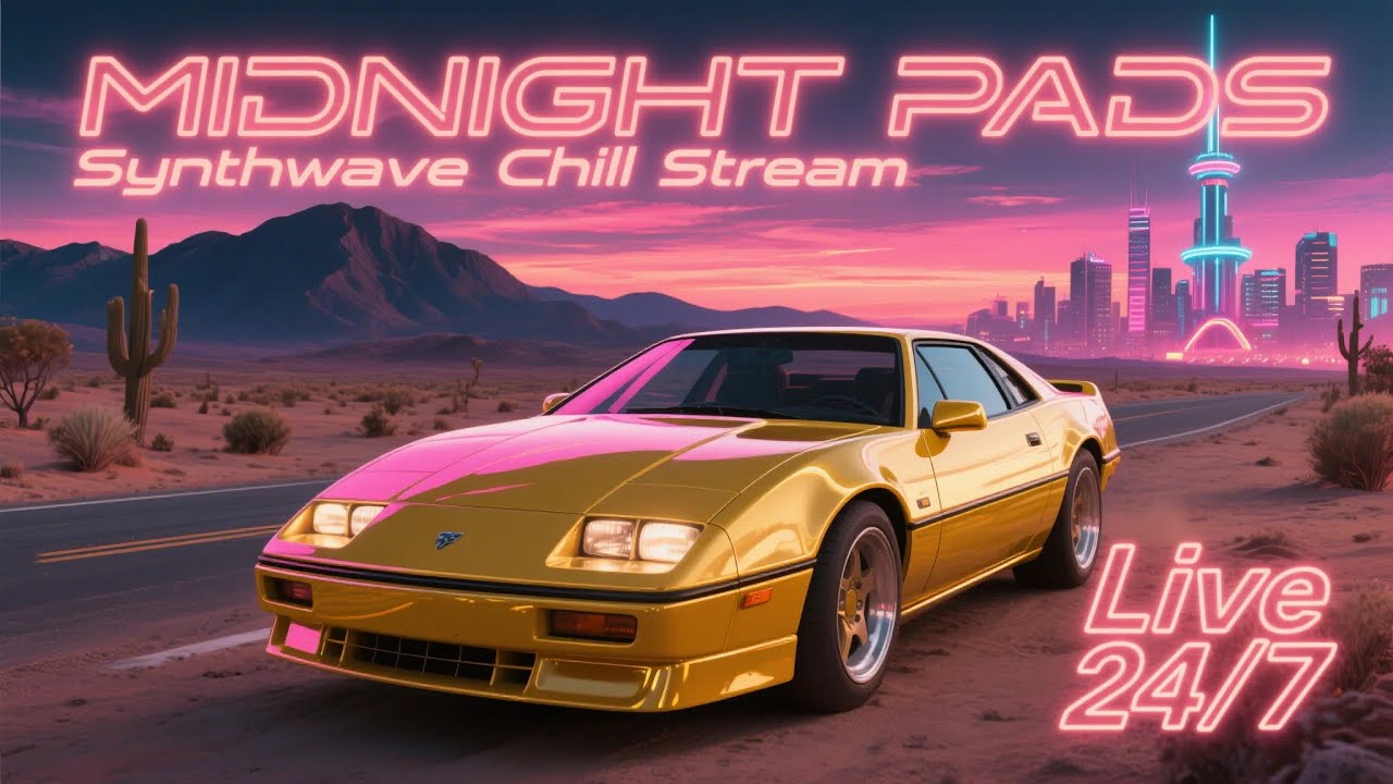 🔴 Midnight Pads Live – Dreamy Synthwave Chill 24/7 - YouTube