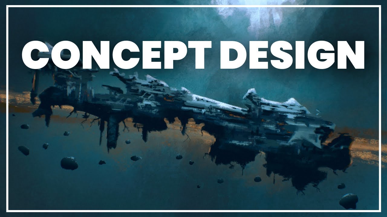 Drawing the Unknown: Alien Spaceship Time-lapse Art - YouTube