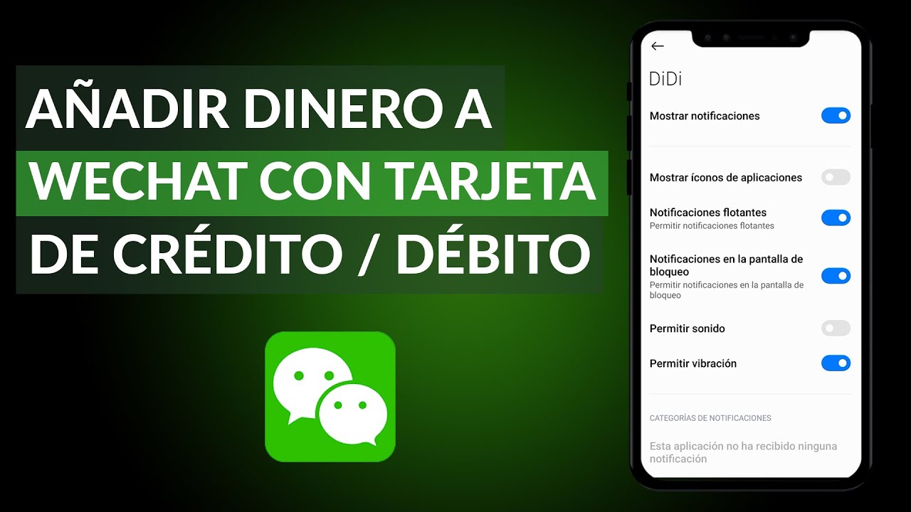 Cómo Añadir Dinero a Wechat con Tarjeta de Crédito o Débito - YouTube