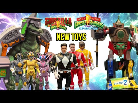 NEW Thunder Megazord & Godzilla Dragonzord REVEALED! New Power Rangers Toys Revealed at NY Toy Fair