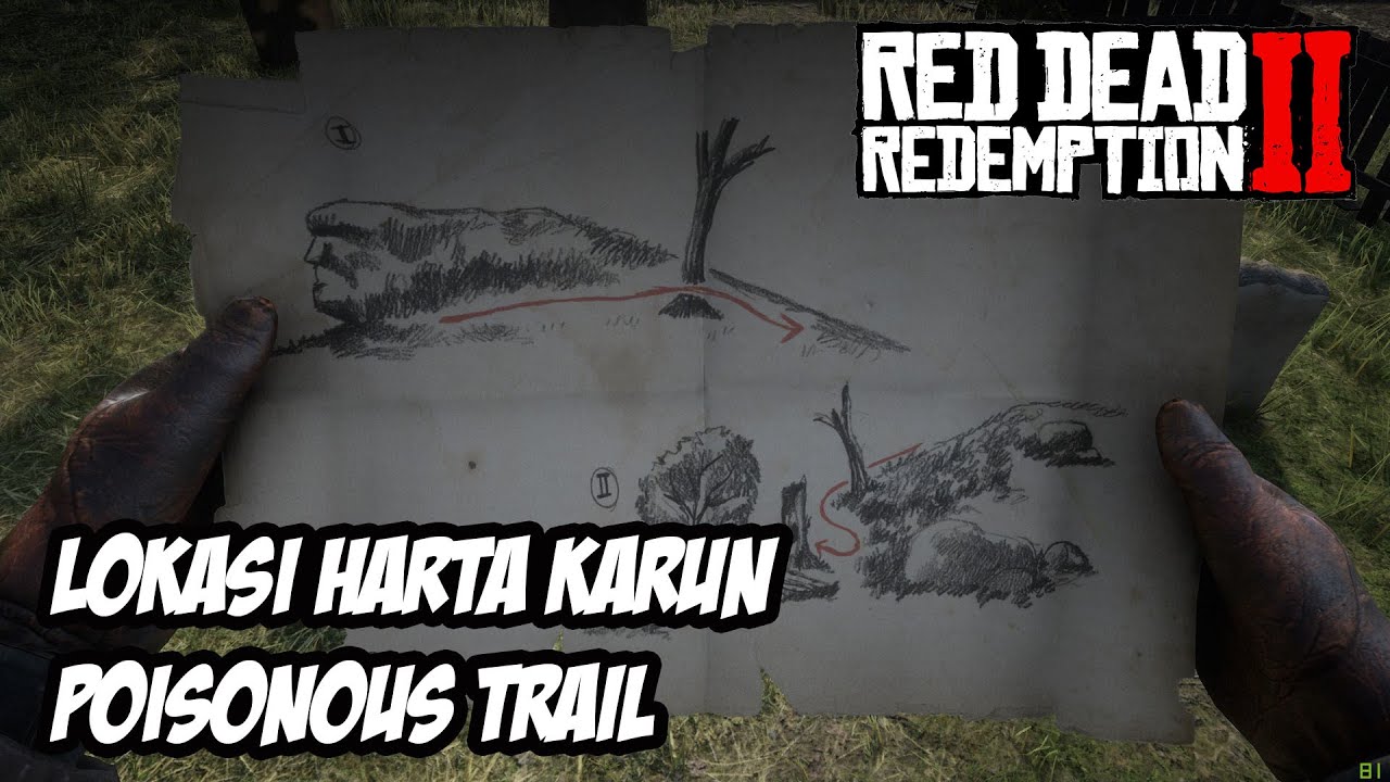RDR2 | TIPS RDR2 | LOKASI POISONOUS TRAIL TREASURE - YouTube