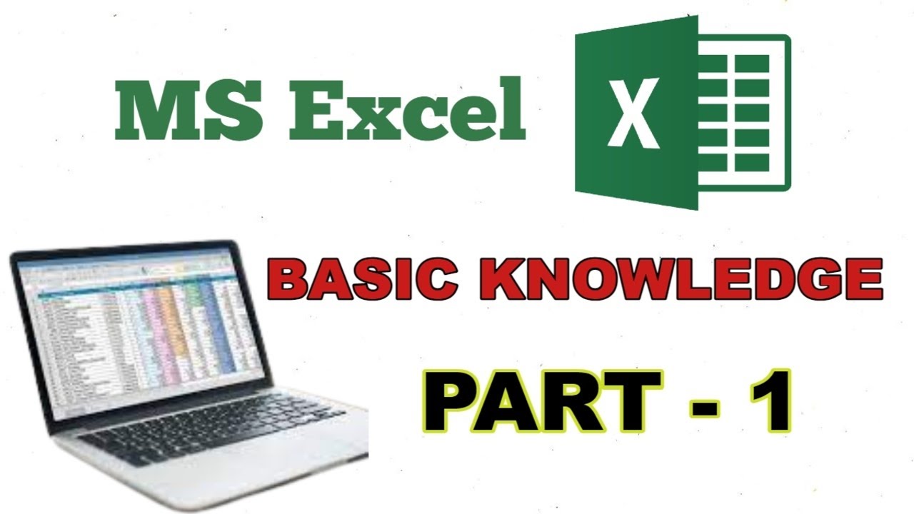 Ms Excel Basic Knowledge Part 01 In Hindi How To Use Excel As Beginner Youtube