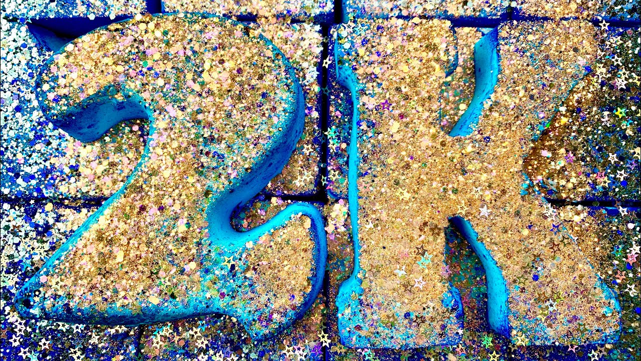 💙 2K Subscriber celebration | 2 in 1 Video| Blue Dyed Chalk 💙| Blue ...
