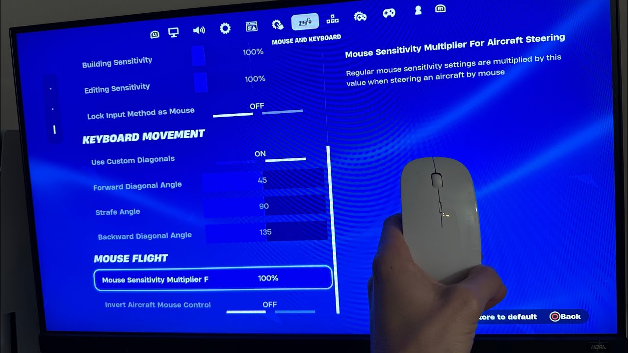 Fortnite: How to Change Mouse Sensitivity Multiplier For Aircraft ...