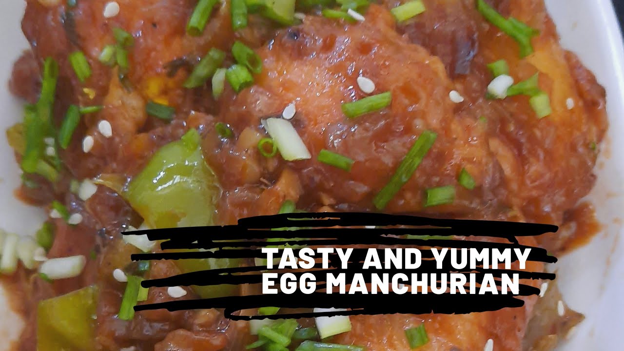 Tasty Egg Manchurian - YouTube